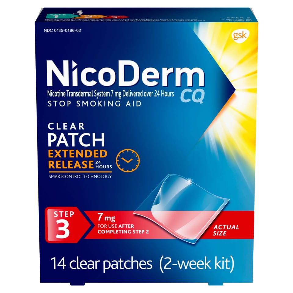 Step 3 Nicotine Patches - 7mg (14 Ct) | Gradual Smoking Cessation