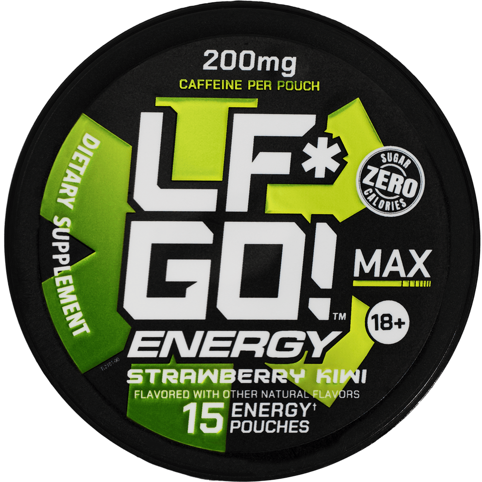 LF*GO! Strawberry Kiwi Energy Pouches – Clean Caffeine & 6 Essential ...